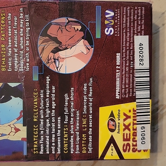 MTV | Media | Nwt 996 Mtv Aeon Flux Vhs | Poshmark